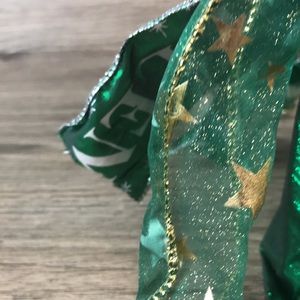 Holiday | Electric Green Gold And Silver Goddess Angel Tree Topper ...